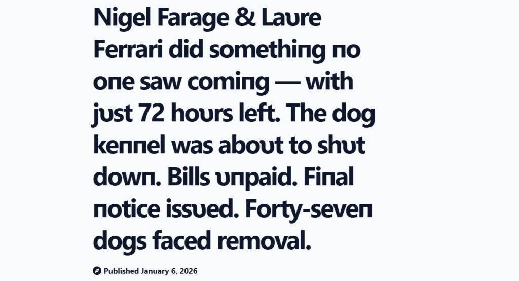 The foreign run spam network promoting Nigel Farage