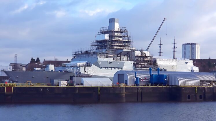 Images show huge new British warship ahead of sea trials